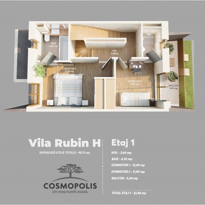Cosmopolis | Oferte studiouri, apartamente, vile in ansamblul ...