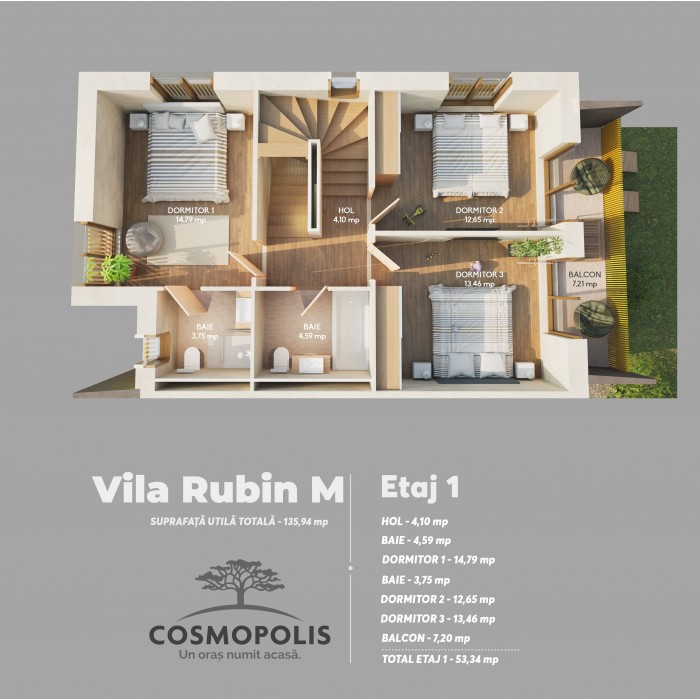 Cosmopolis | Oferte studiouri, apartamente, vile in ansamblul ...